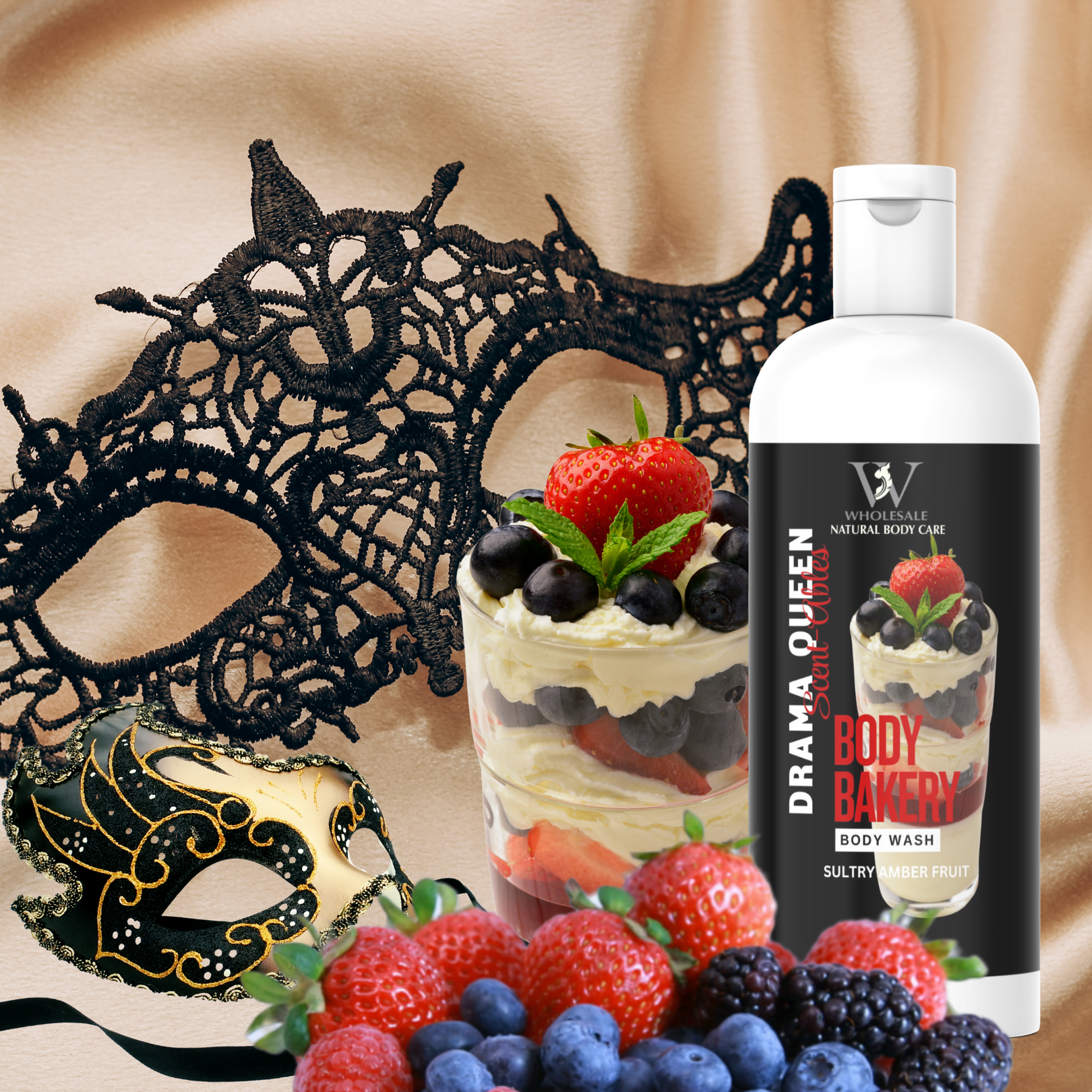 Body Bakery Drama Queen Sea Moss Body Wash | Wholesale Natural Body Care