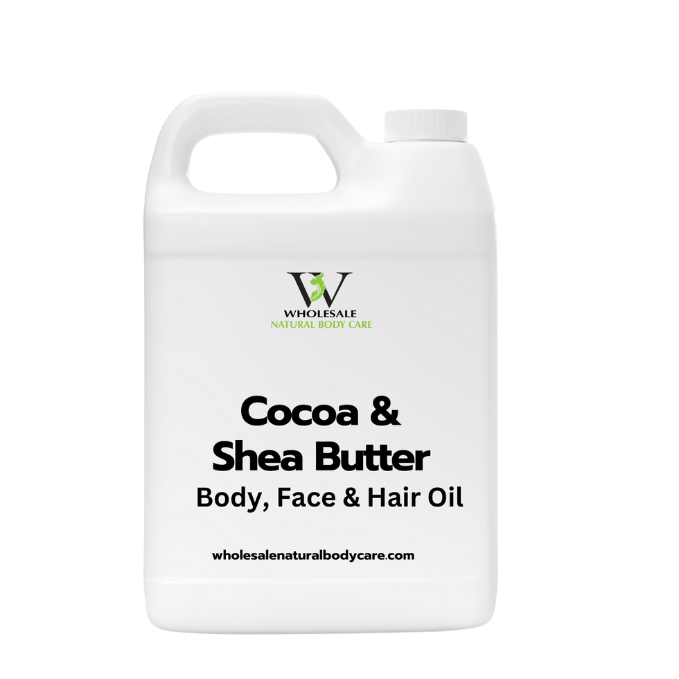 Cocoa Shea Body, Face & Hair Oil | 35 Lbs in 4 Gal Pail | Wholesale ...