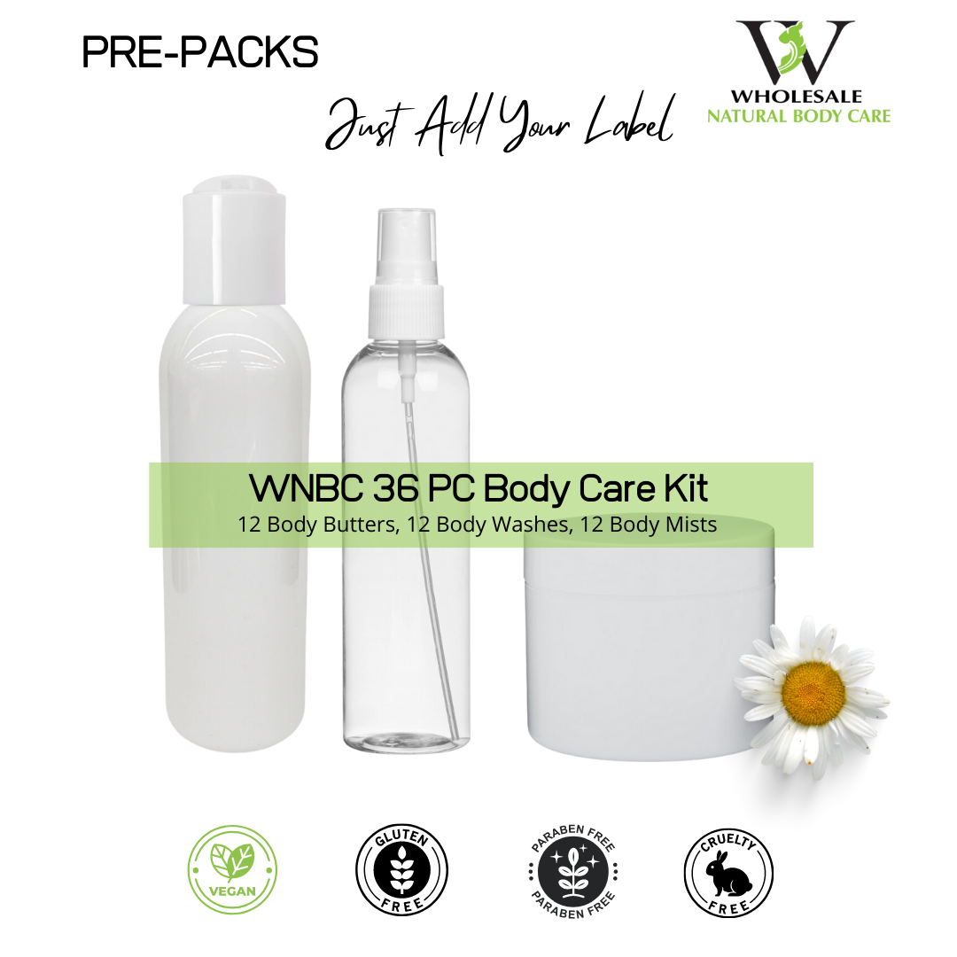 36 Piece Body Care Kit | Bulk Skin Care | Wholesale Natural Body Care