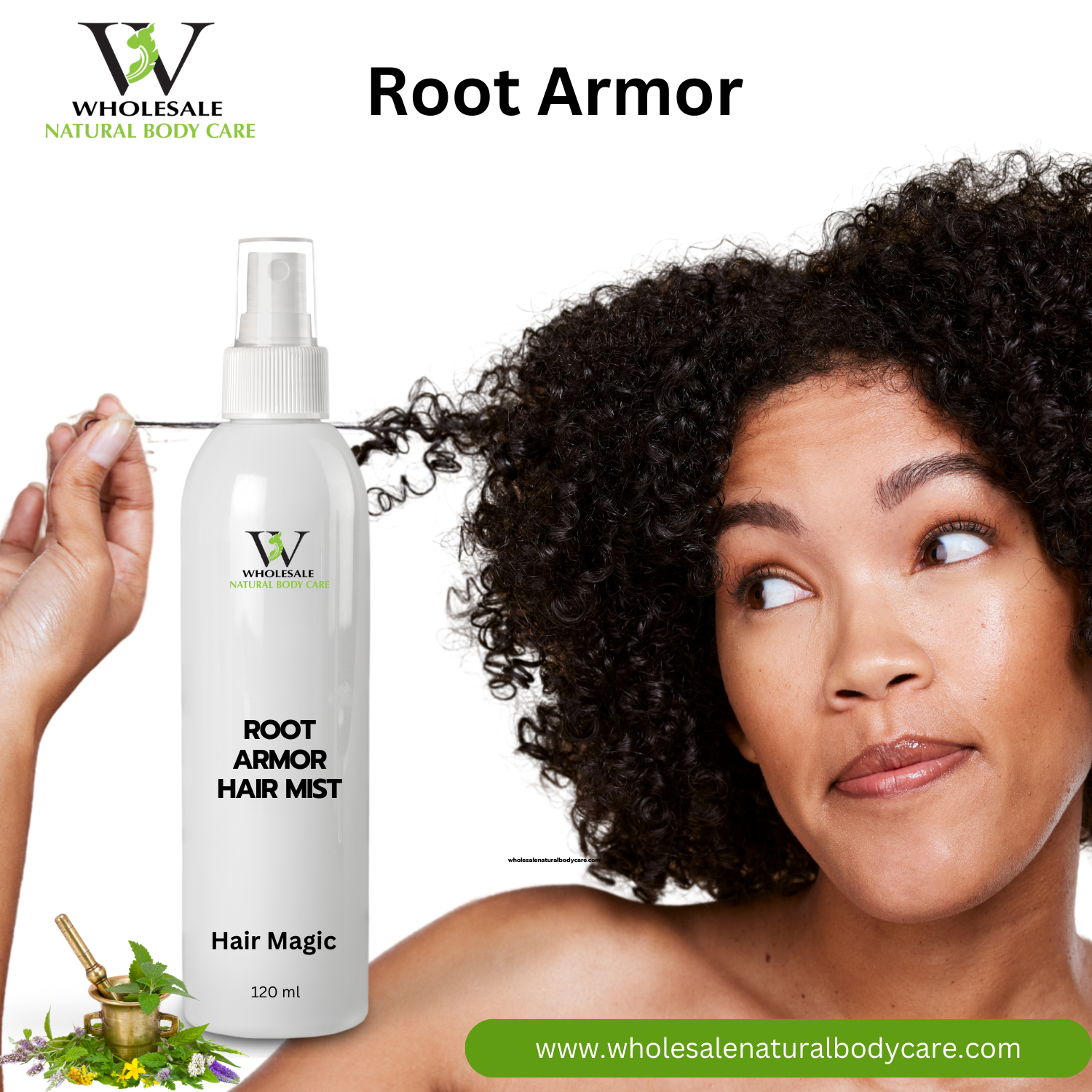 Root Armor Hair Mist | Wholesale Natural Body Care