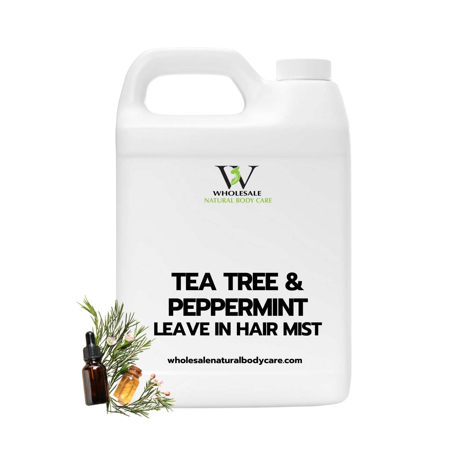 Tea Tree & Peppermint Leave In Hair Mist | Wholesale Natural Body Care